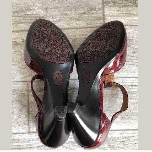 soffit | Shoes | Soffit Burgundy Patent Leather Shoes Size 6w | Poshmark